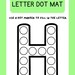 Preschool Skills Dot Marker Printable Alphabet Letters Dot Coloring ...