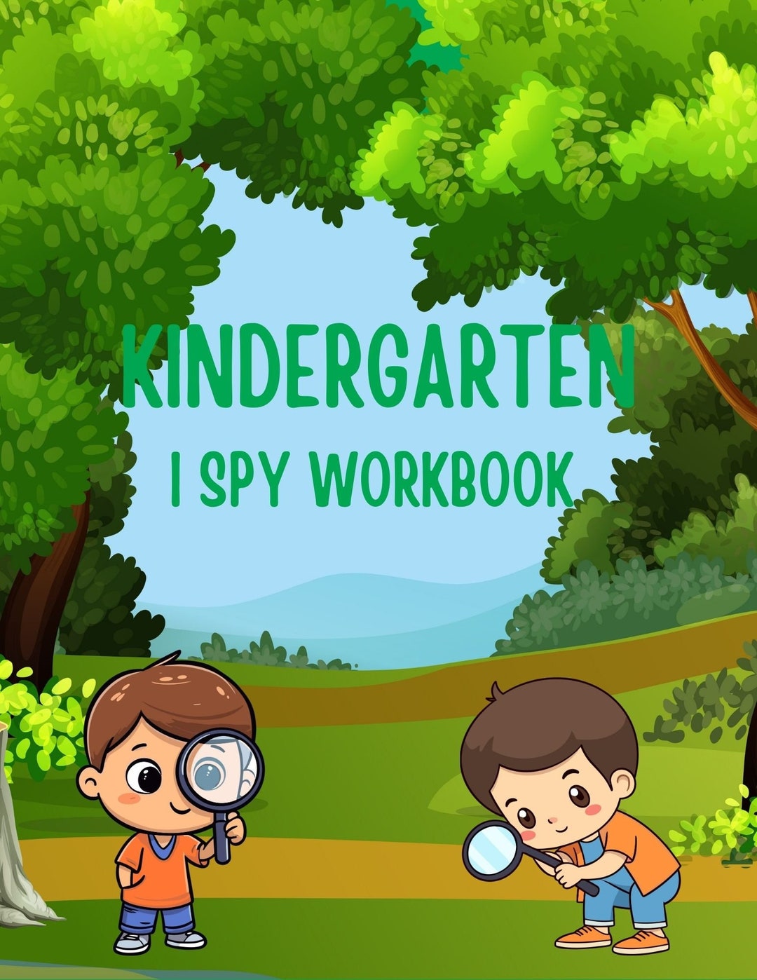 Fun and Colorful Kindergarten Math I Spy Counting Activity Workbook ...