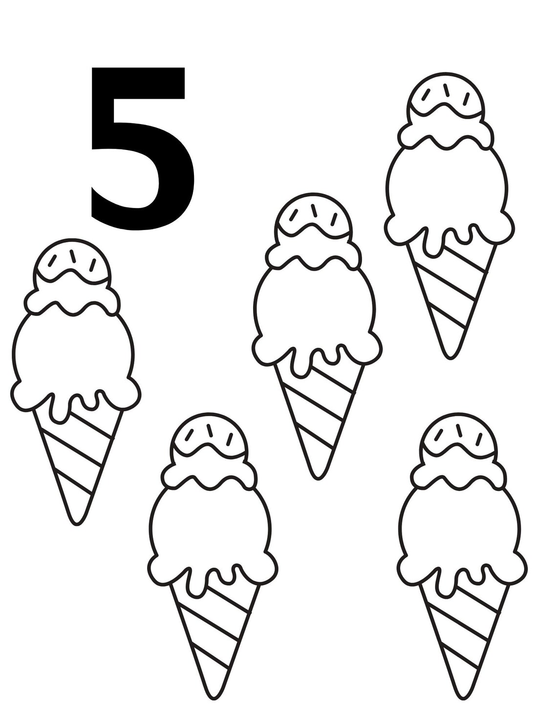 Count and Color Fun Activity Workbook Coloring Pages - Etsy