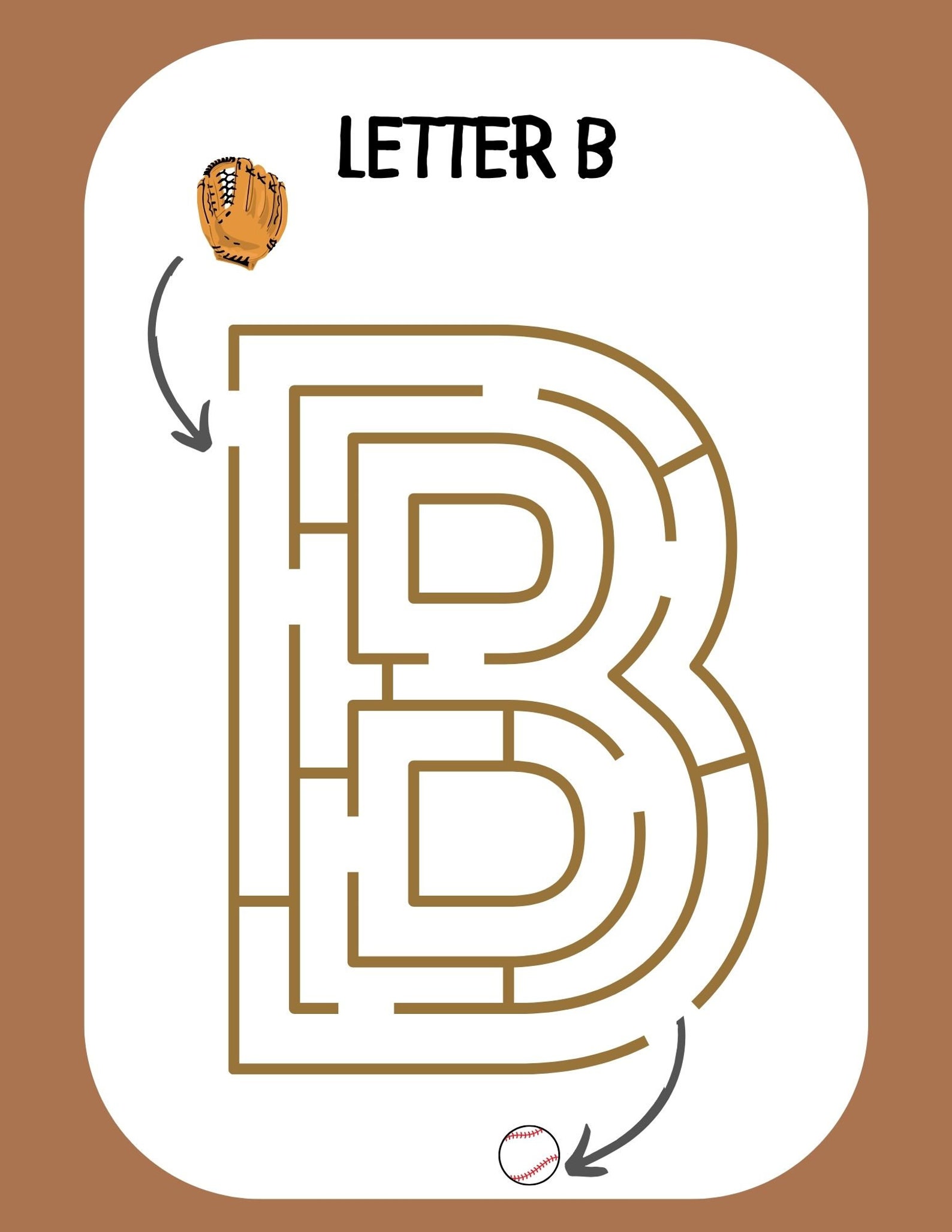 Colorful Playful Alphabet Maze Worksheet Coloring Pages Printable ...