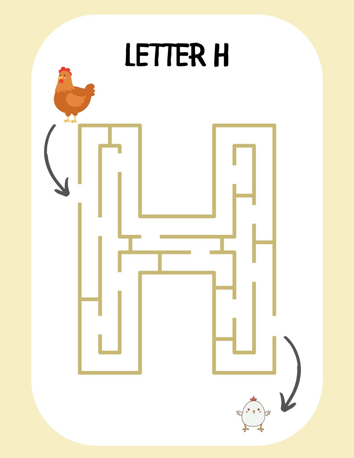 Colorful Playful Alphabet Maze Worksheet Coloring Pages Printable ...