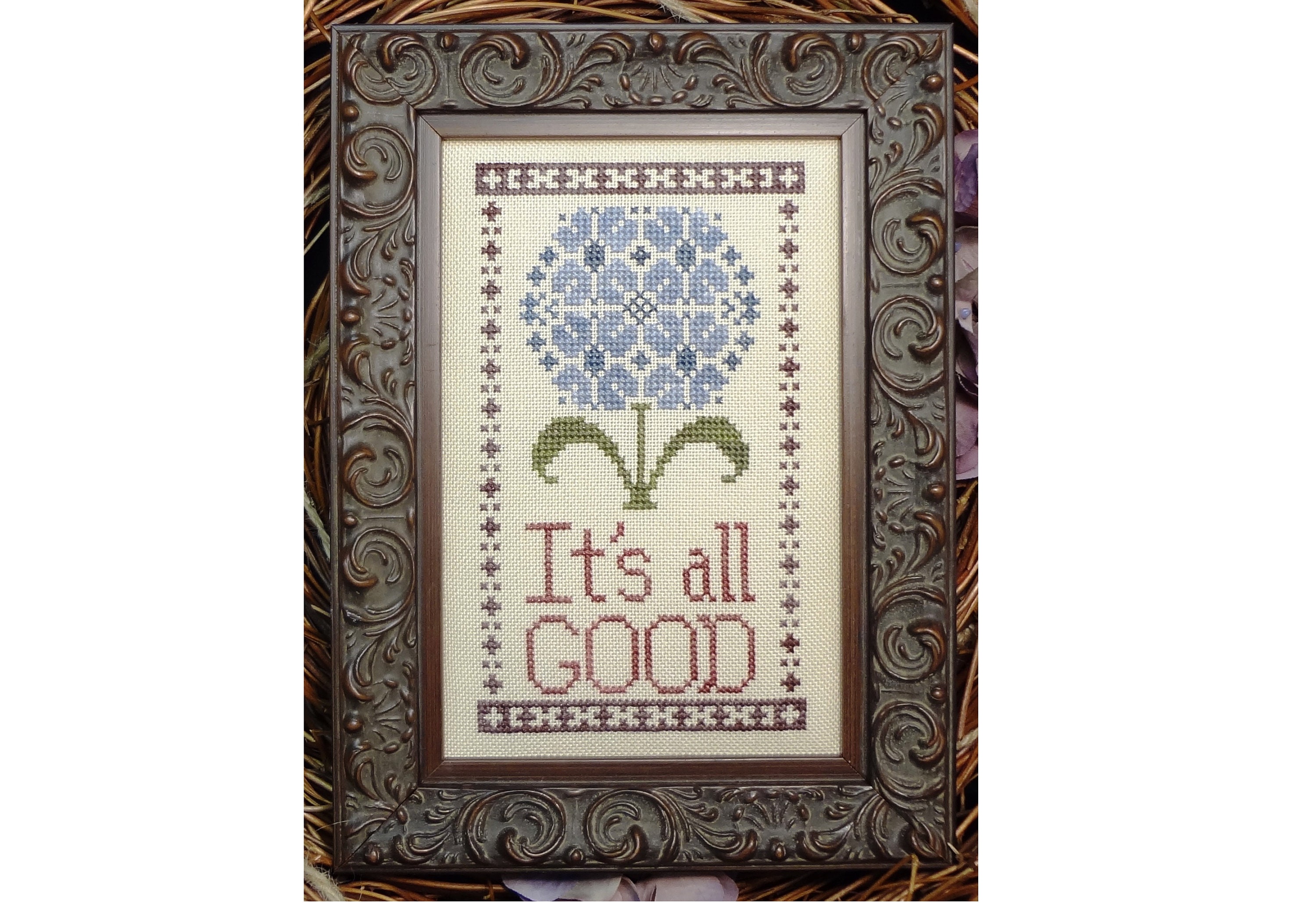 It's All Good - It's All God Inspirational Cross Stitch Pattern My Big ...