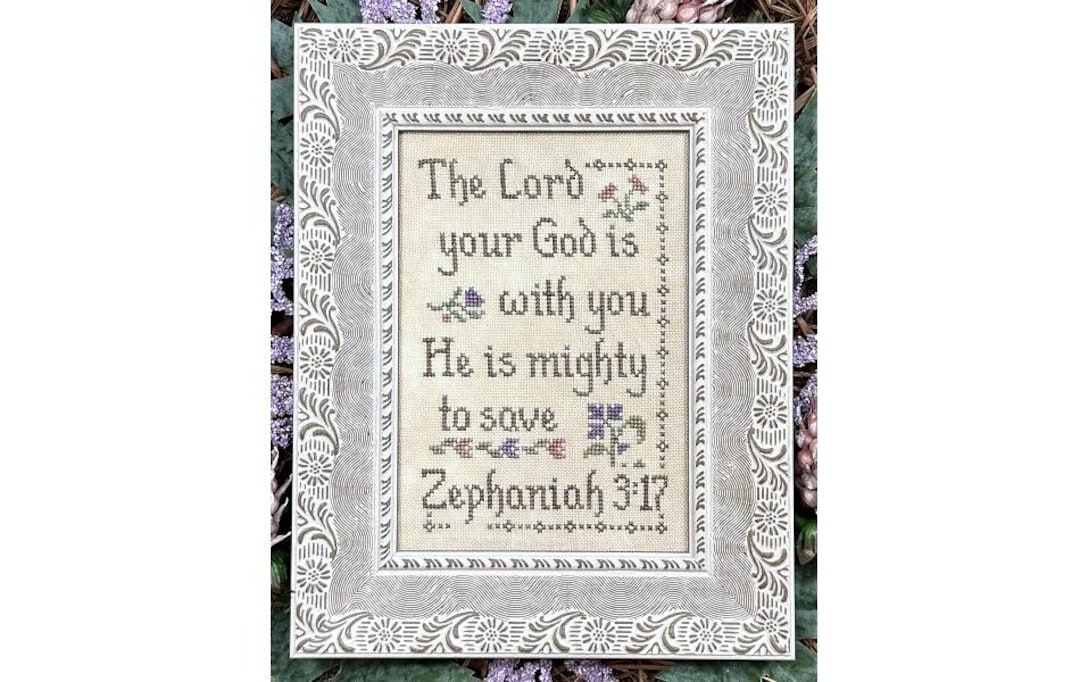 Mighty to Save ~ Zephaniah 3:17 ~ Friendship Bible Christian Cross ...