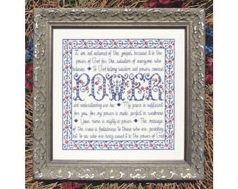 Building Blocks Love Bible Christian Cross Stitch Pattern My | Etsy