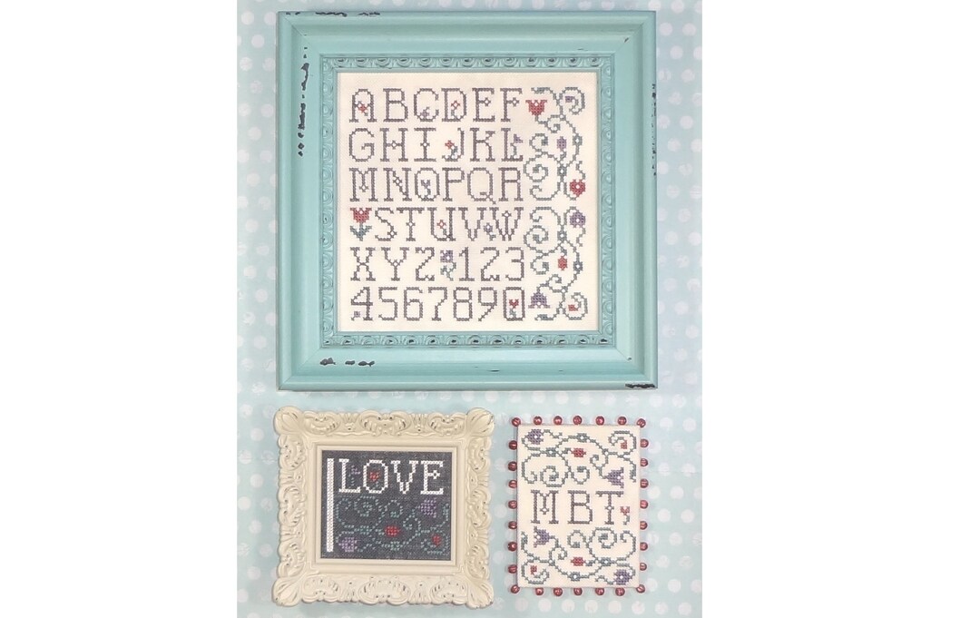 Alphablooms Alphabet Sampler ~ Cross Stitch Pattern My Big Toe Designs ...