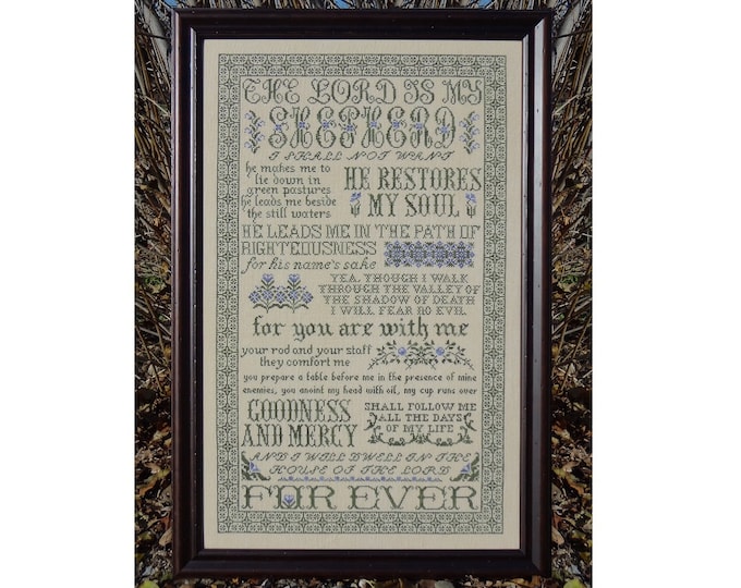 Psalm 23 the Lord is My Shepherd, 23rd Psalm Wall Art, Psalm 23 ...
