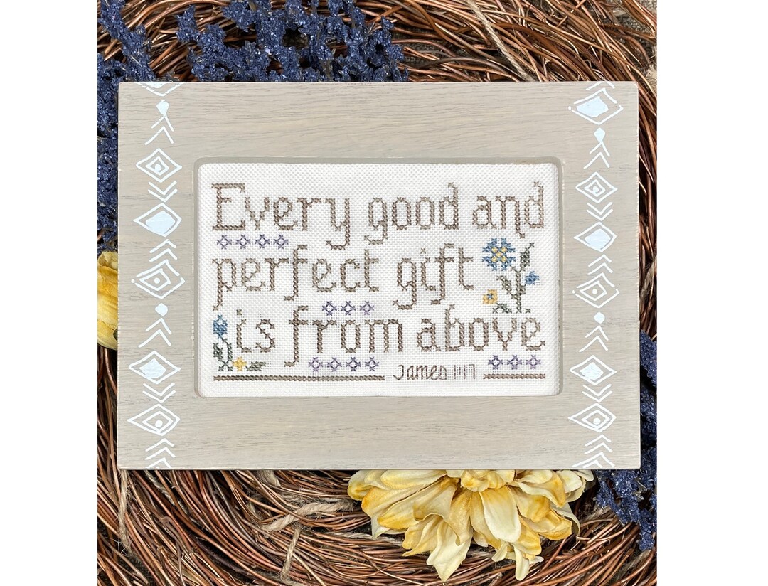 Every Good Gift ~ Cross Stitch Pattern ~ PDF Download - Etsy