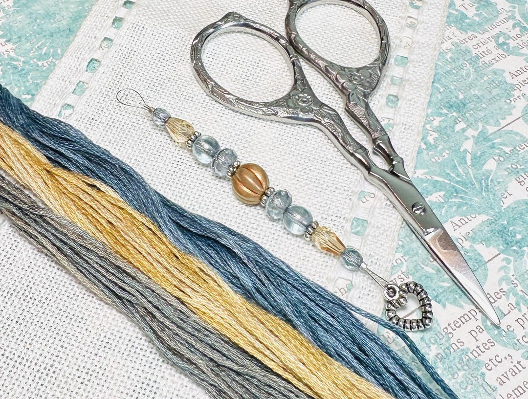 Just Beachy ~ Beach Ocean Handy Threader ~ Needlework Accessory ~ Cross ...