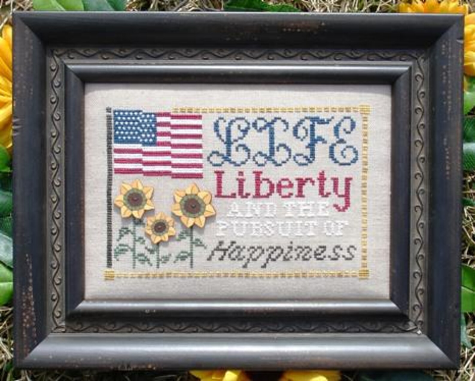 The Pursuit of Happiness ~ Cross Stitch Pattern ~ My Big Toe Designs ...