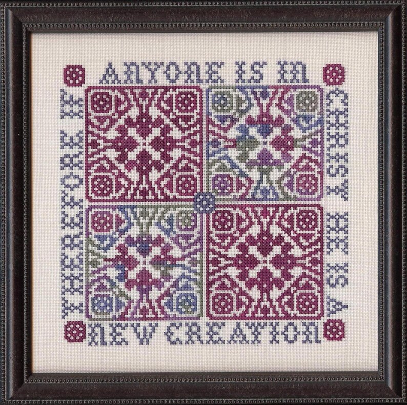 A New Creation ~ Cross Stitch Pattern ~ My Big Toe Designs ~ PDF ...