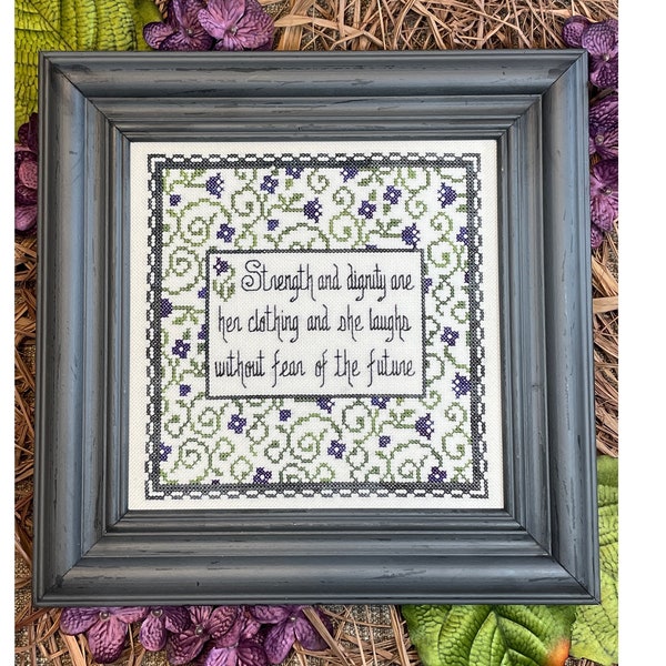 Proverbs 31 Cross Stitch Pattern - Etsy