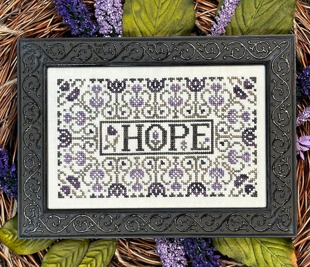 Hope Inspirational Cross Stitch Pattern My Big Toe Designs PDF Instant ...