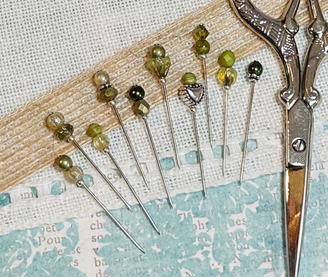Olive You so Much Pins A Beautiful Marking Pin Set Green - Etsy