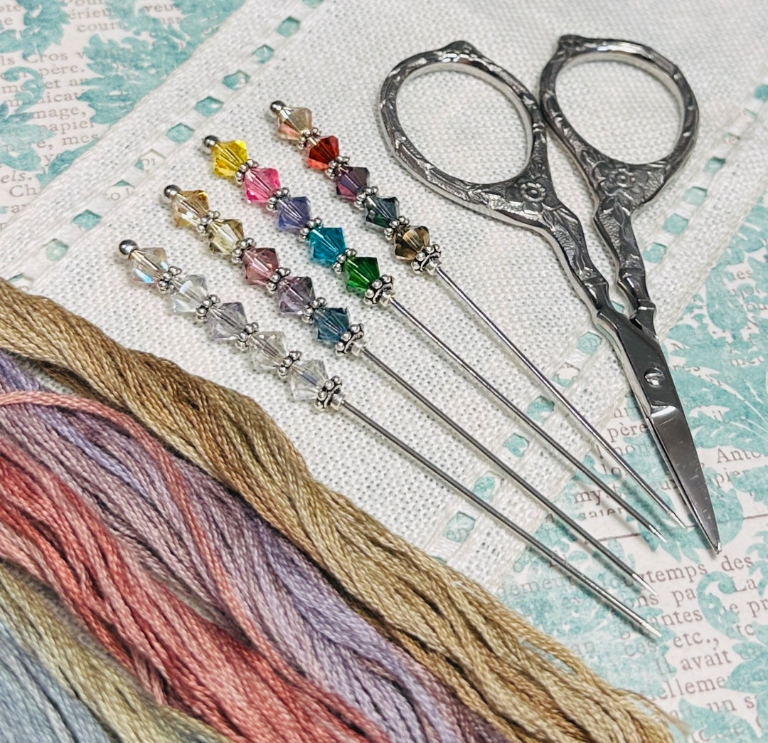 Four Seasons Swarovski Crystal Counting Pin Set Pretty Sewing Marking ...