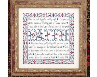 Building Blocks Love Bible Christian Cross Stitch Pattern My | Etsy