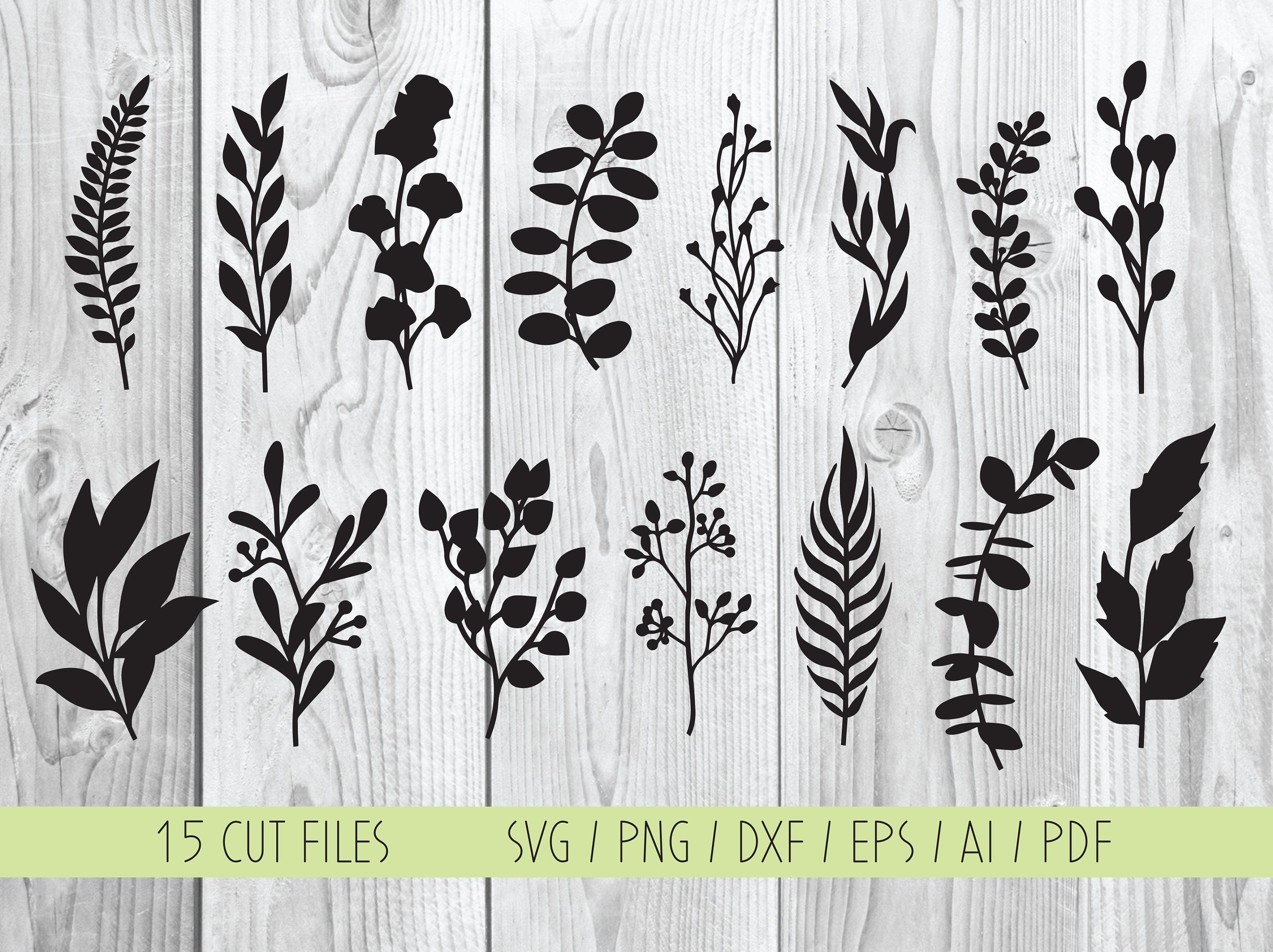 Flores svg paquete flores clipart hojas svg Daisy SVG Cut | Etsy