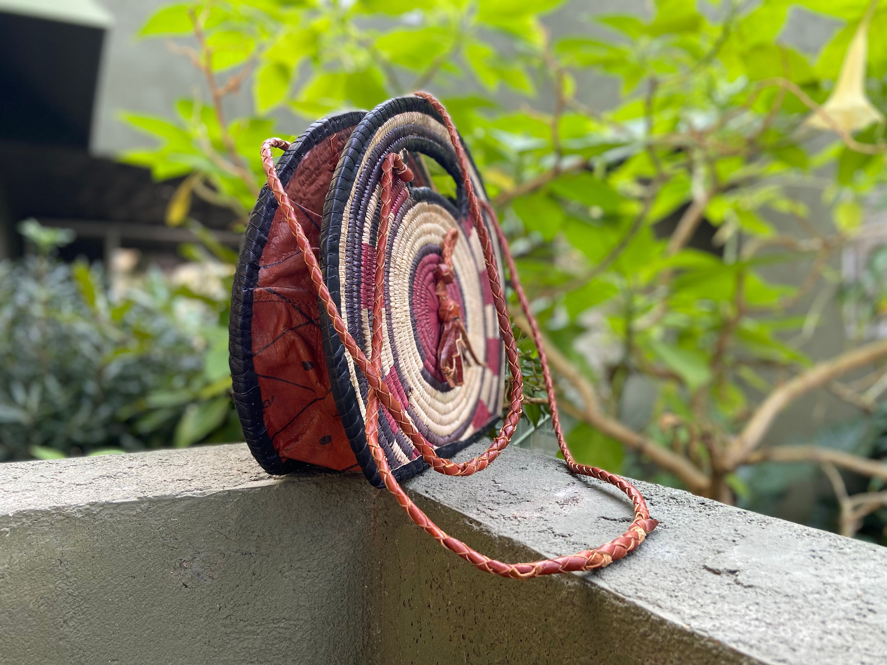 Authentic African Handmade Big Shoulder Bag, Handmade in Nigeria ...