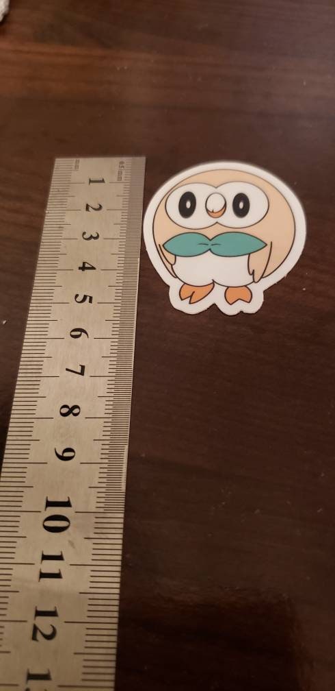 Rowlett Sticker Pokemon Sunmoon Starter - Etsy