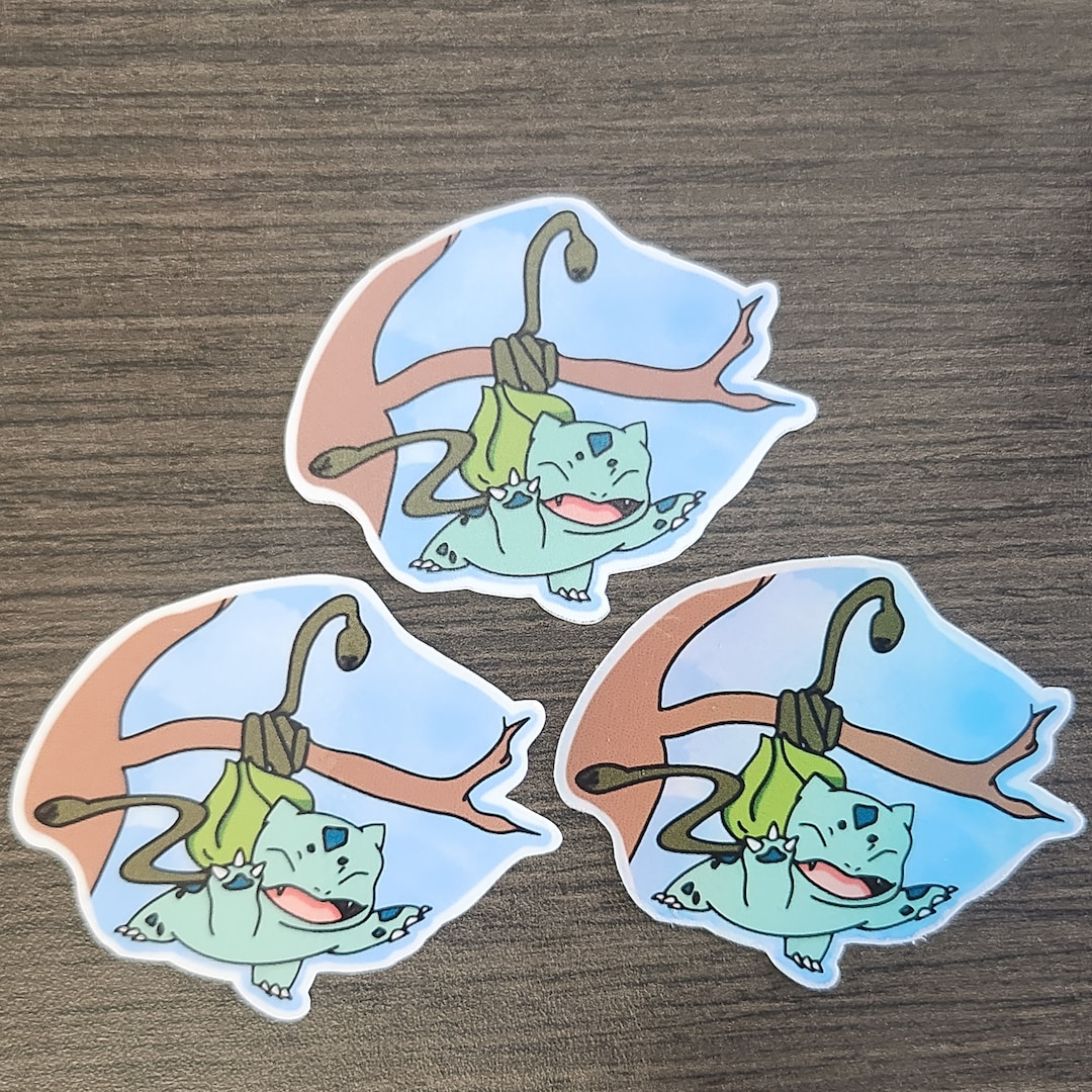 Bulbasaur Sticker Pokemon Gen 1 Starter - Etsy