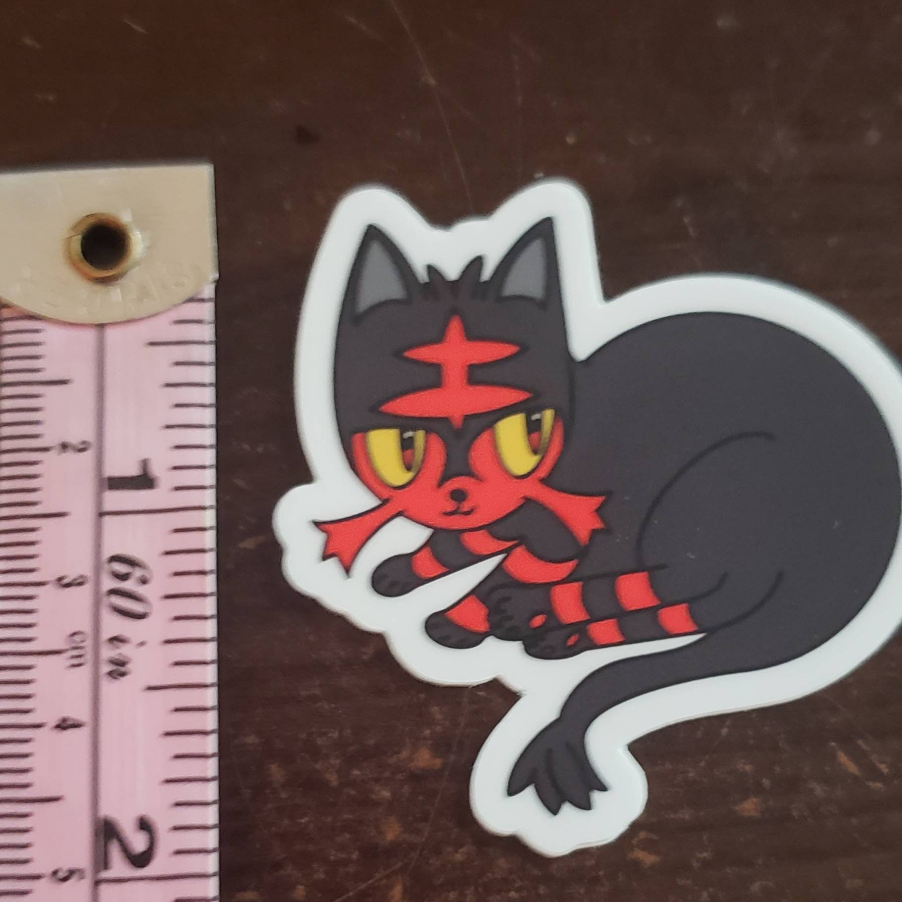 Litten Sticker Pokemon Sunmoon Starter - Etsy