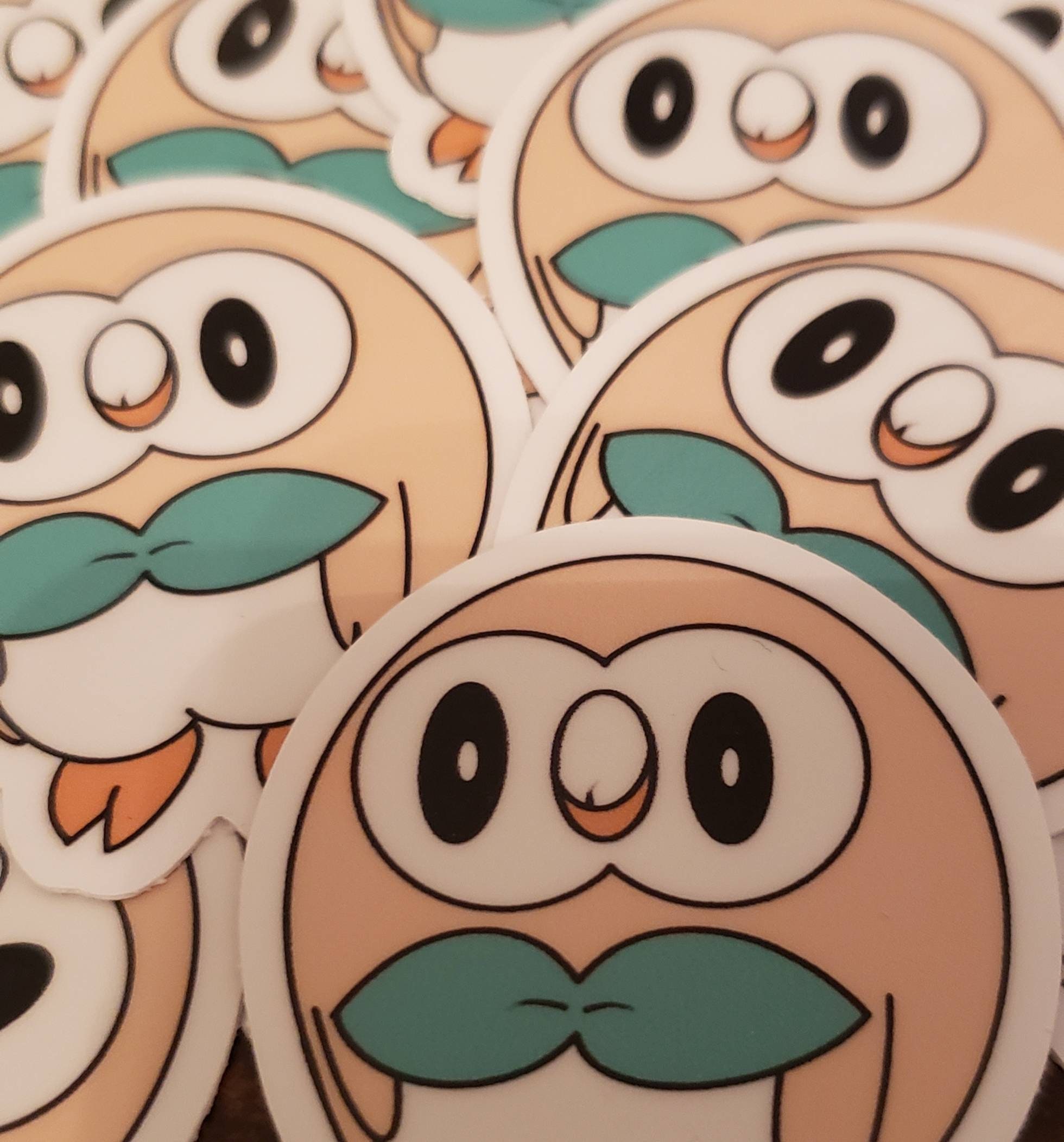 Rowlett Sticker Pokemon Sunmoon Starter - Etsy
