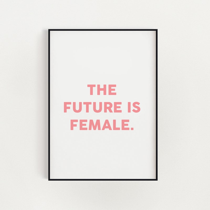 Female Poster - Etsy