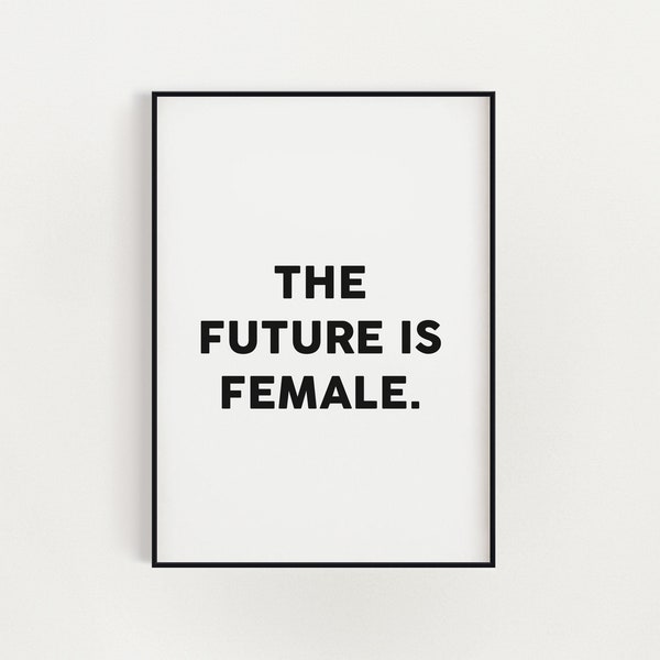 Female Poster - Etsy