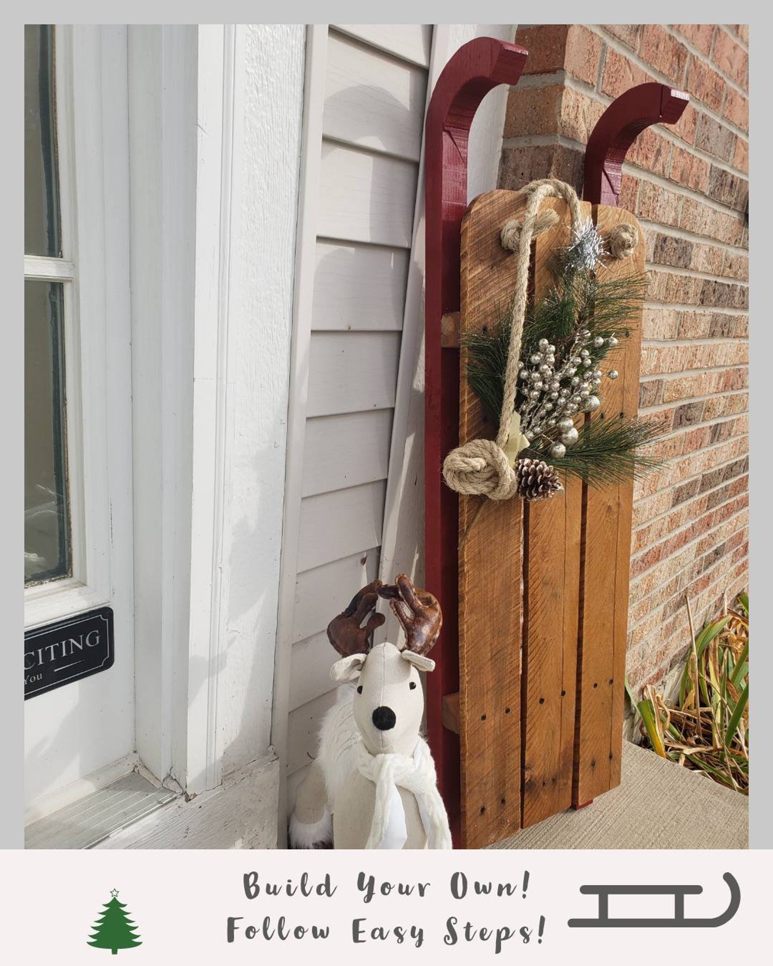 Vintage Sled Plans / DIY Plans / Decorative Sled Plans - Etsy