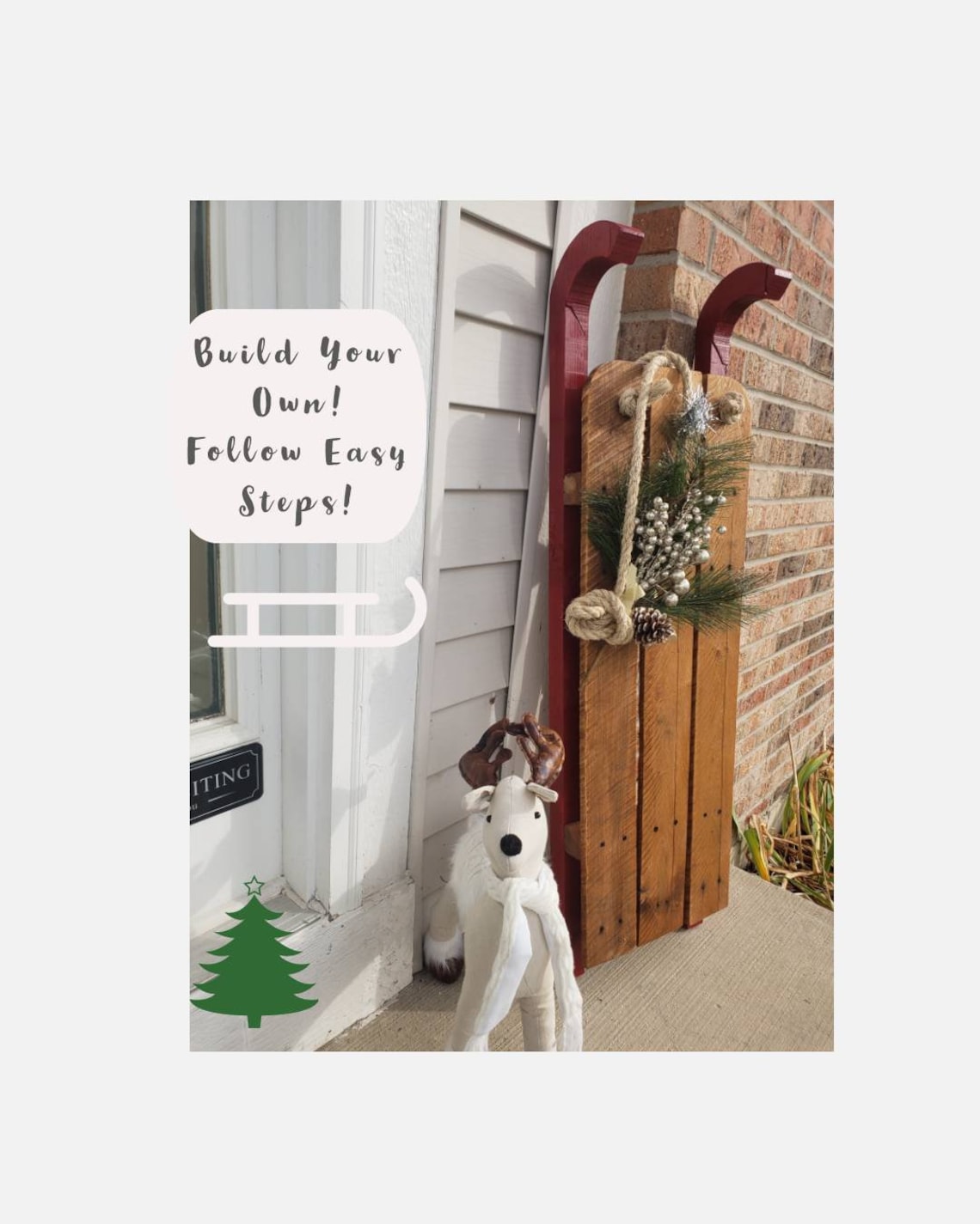 Vintage Sled Plans / DIY Plans / Decorative Sled Plans - Etsy