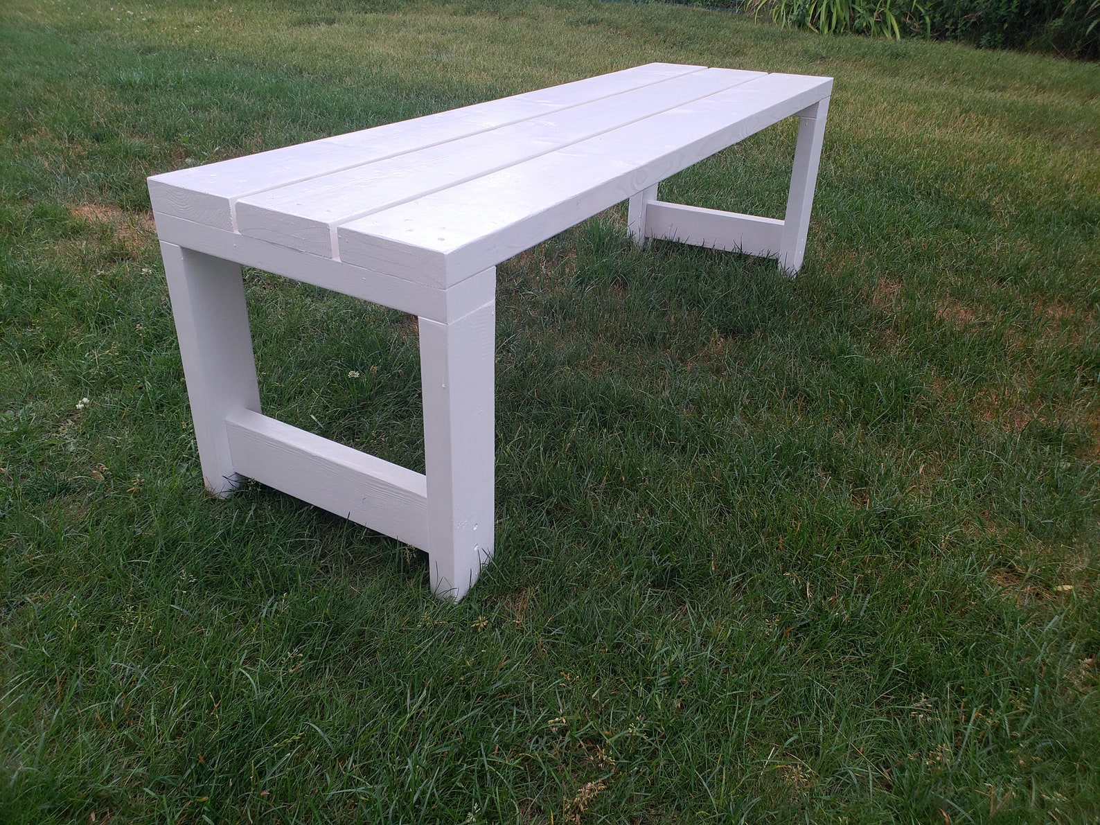 Wood Bench Plan / Pool Bench Plan / Patio Bench / Garden Bench / Porch ...