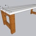 Wood Bench Plan / Pool Bench Plan / Patio Bench / Garden Bench / Porch ...