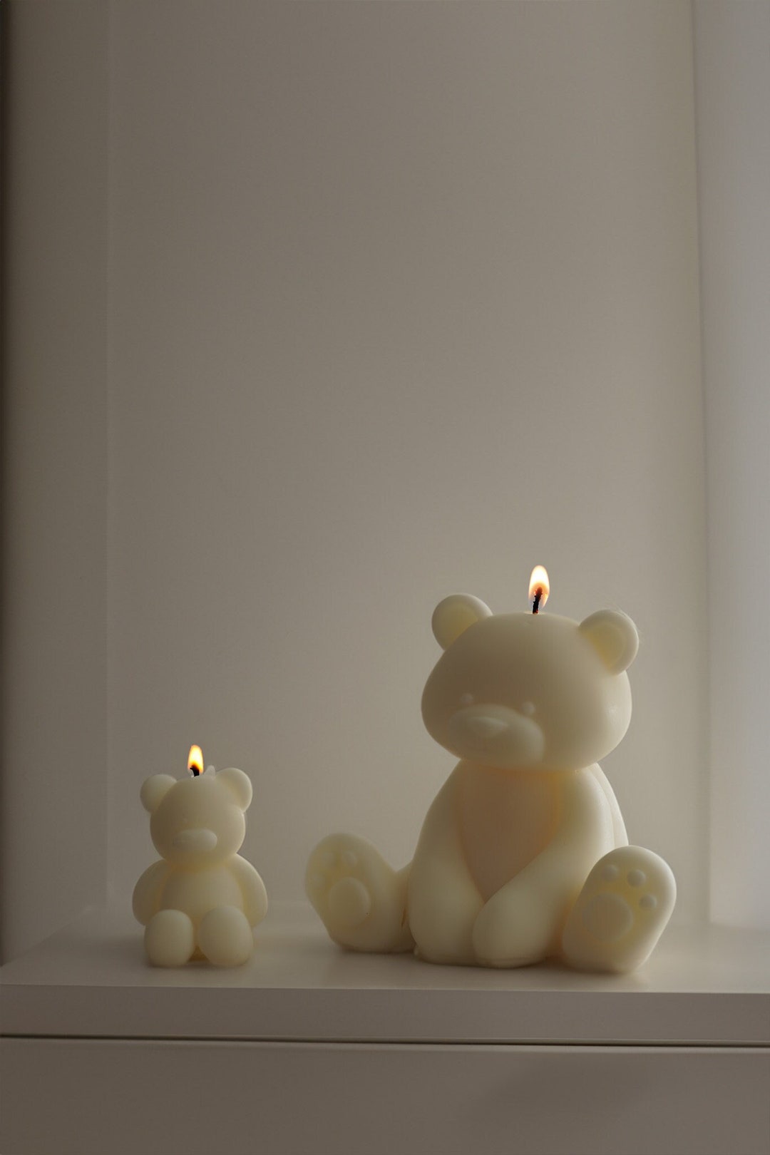 Teddy Bear Candle Soy Wax Candle Gift Ideas Baby Shower Gift Home Decor ...
