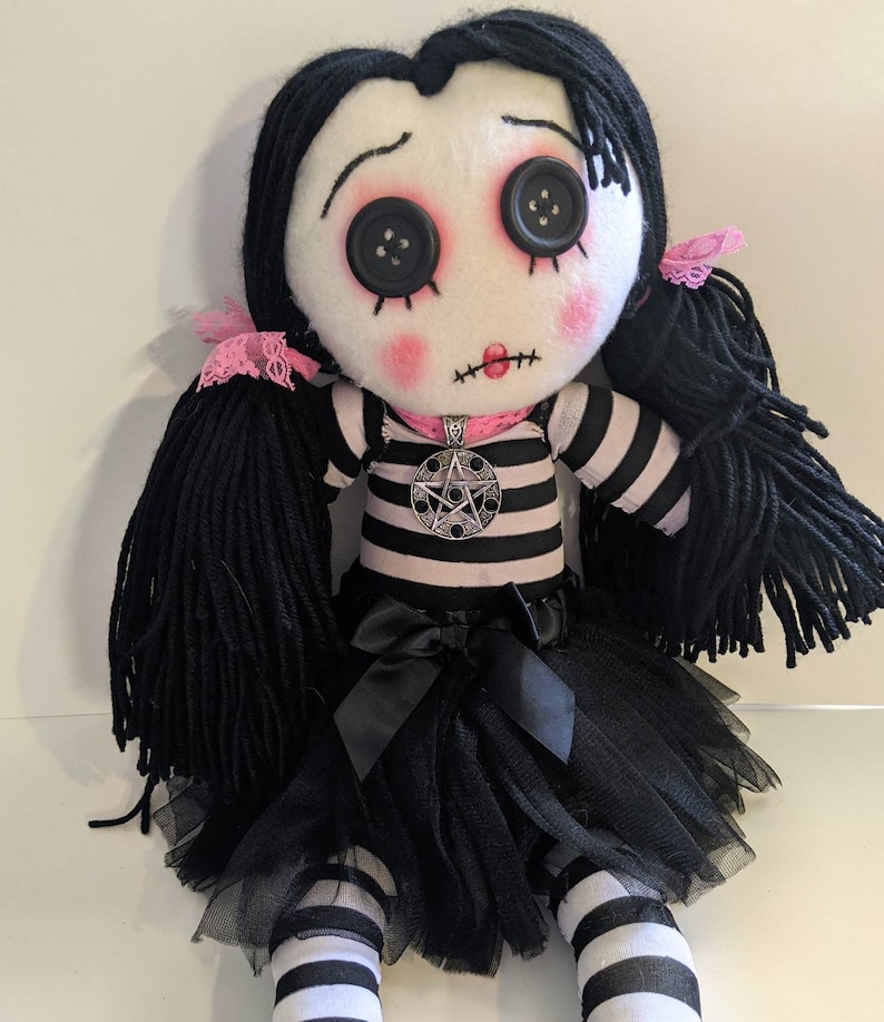 TOTALLY CUSTOM Rag Art Doll Gothic Doll Gothic Girl Doll - Etsy