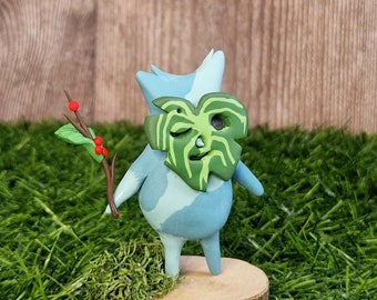 The Legend of Zelda - Unique Korok Figurine With Backpack - Handmade ...