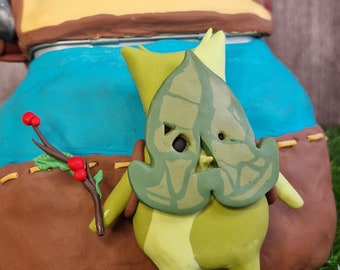 The Legend of Zelda - Unique Korok Figurine With Backpack - Handmade ...