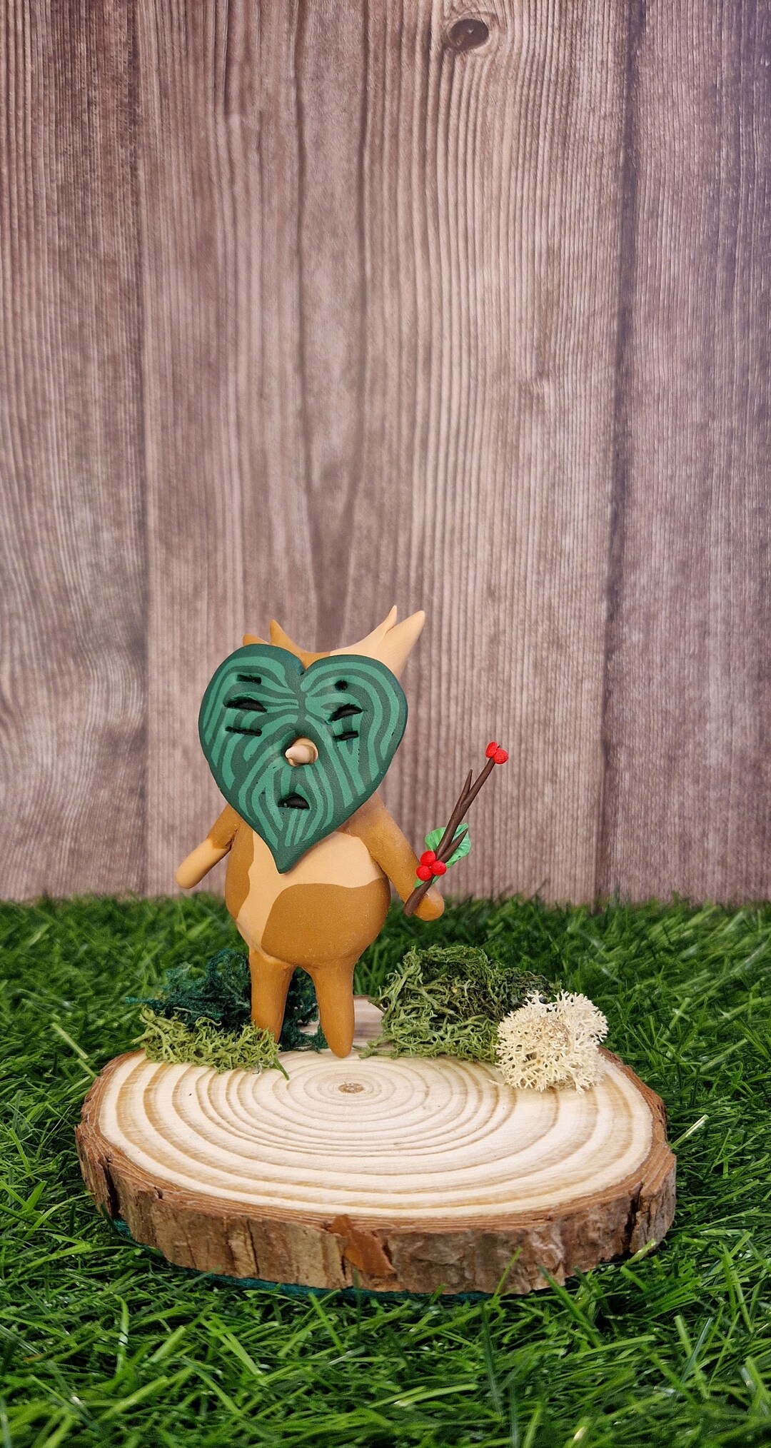 The Legend of Zelda - Unique Korok Figurine - Handmade Polymer Clay ...