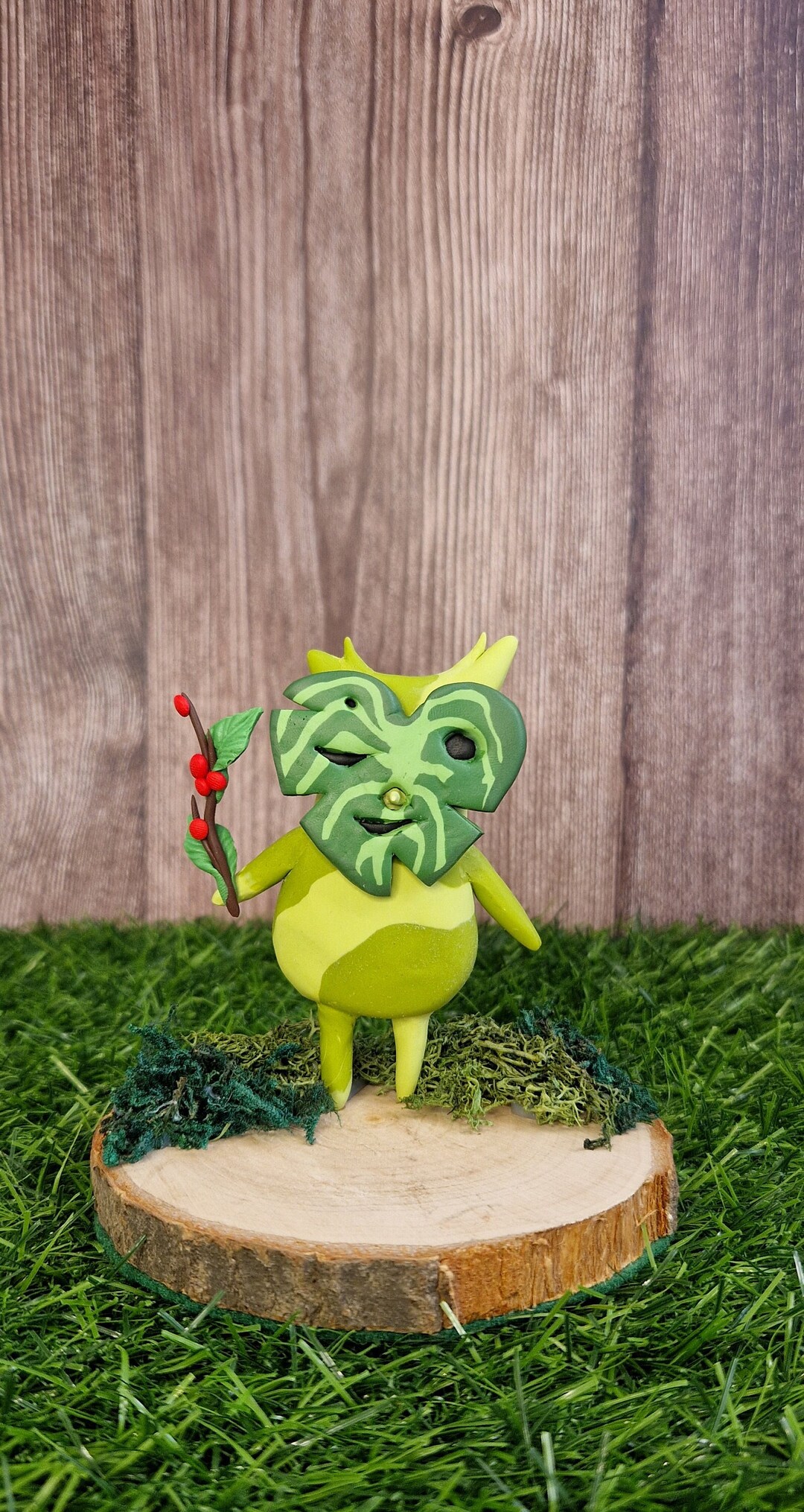 The Legend of Zelda Unique Korok Figurine Handmade Polymer Clay One of ...
