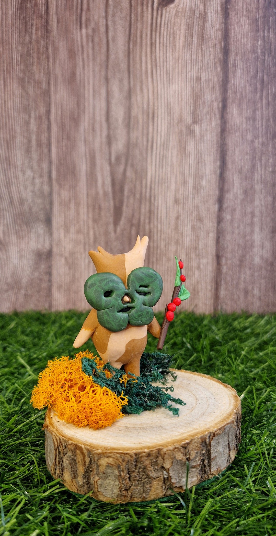 The Legend of Zelda Unique Korok Figurine Handmade Polymer Clay One of ...