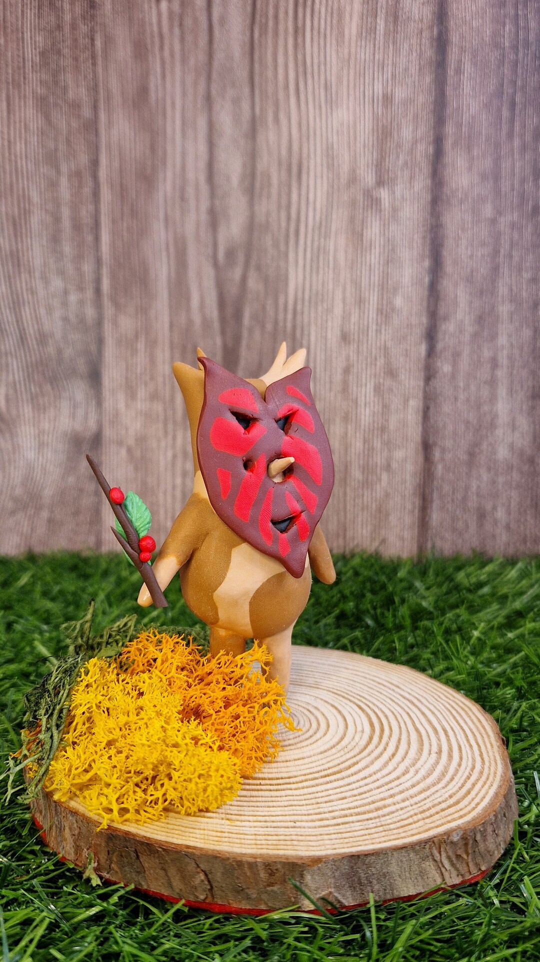 The Legend of Zelda - Unique Korok Figurine - Handmade Polymer Clay ...