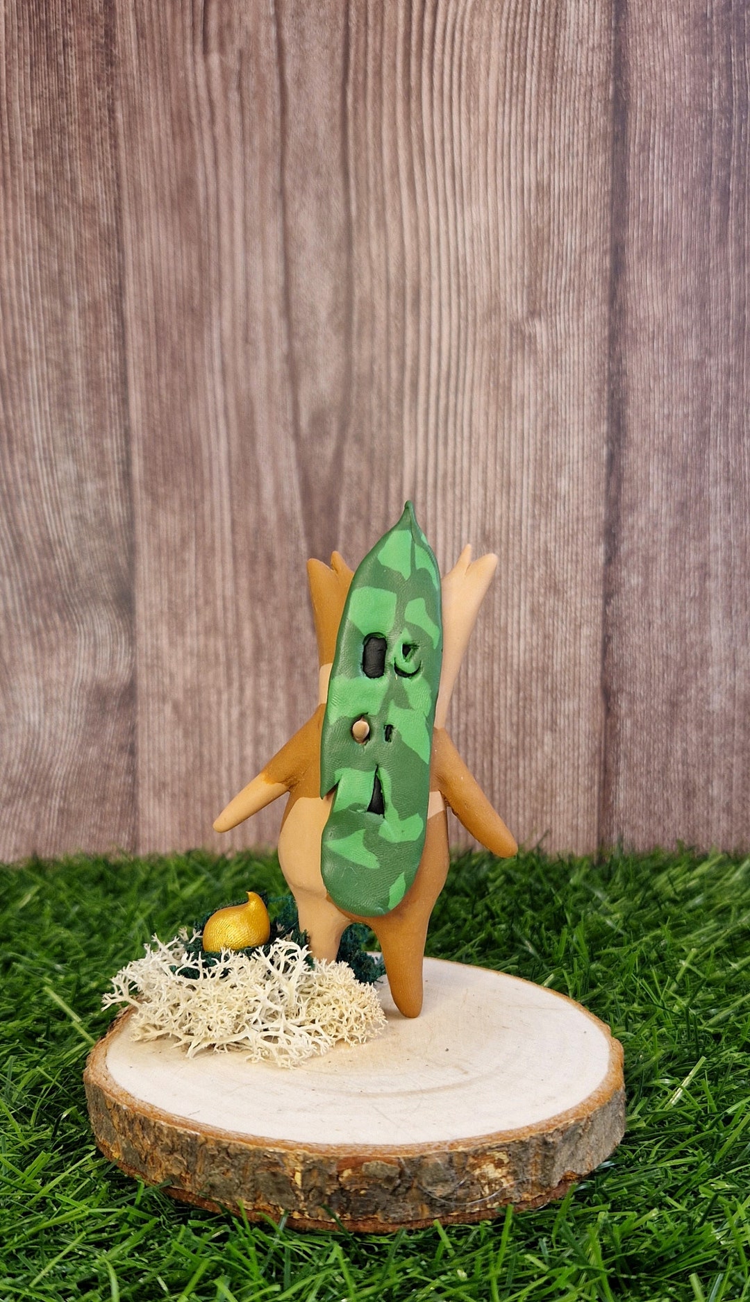 The Legend of Zelda Unique Korok Figurine Handmade Polymer Clay One of ...