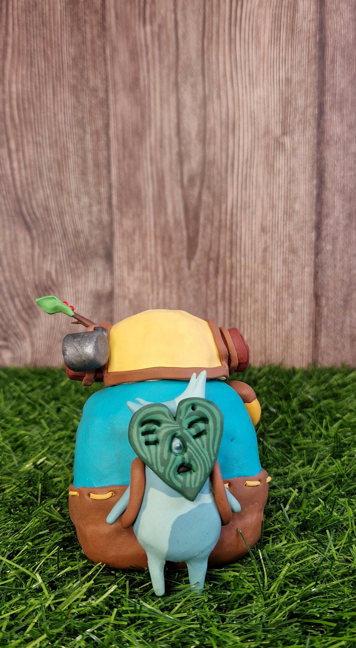 The Legend of Zelda - Unique Korok Figurine With Backpack - Handmade ...