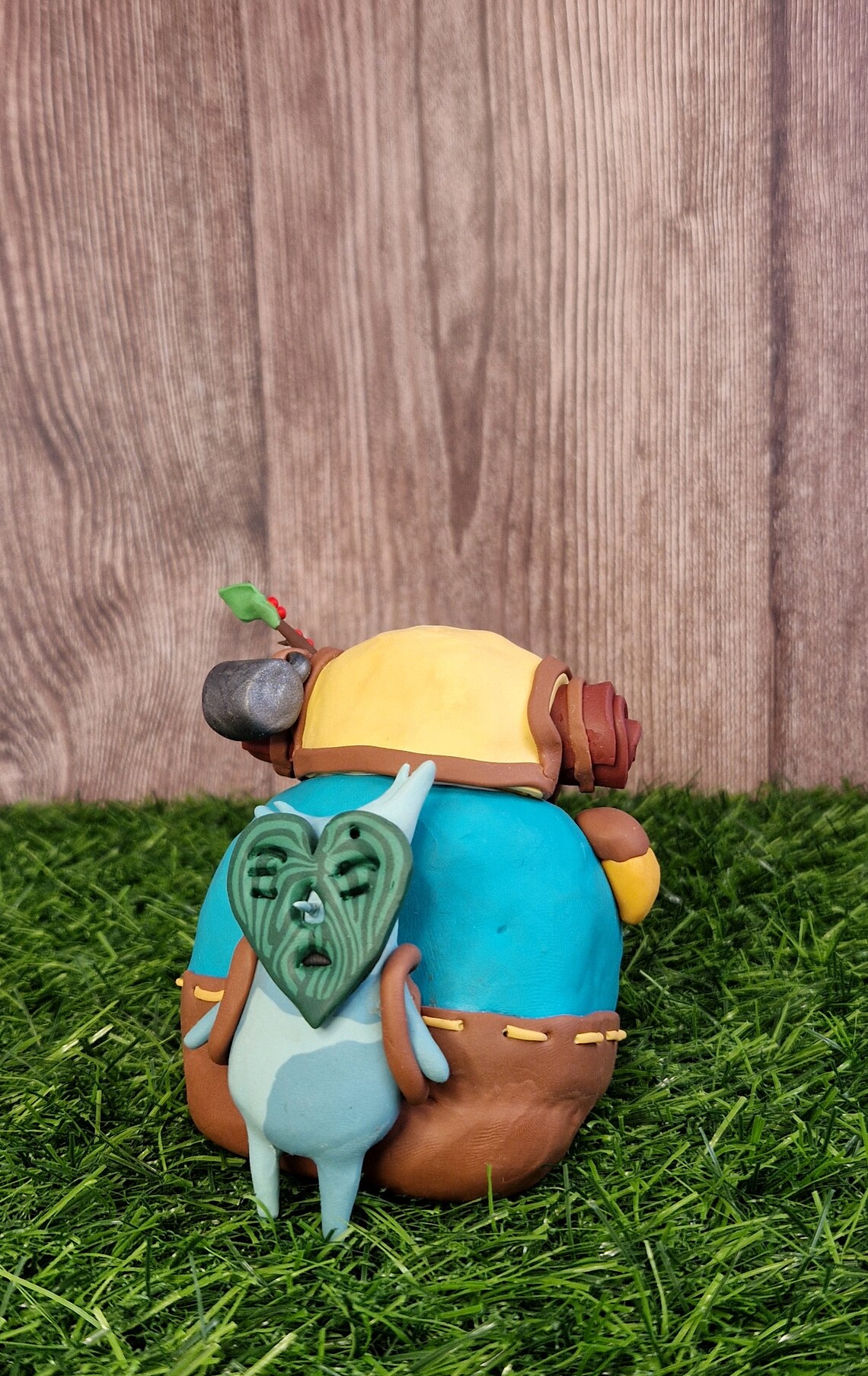The Legend of Zelda - Unique Korok Figurine With Backpack - Handmade ...
