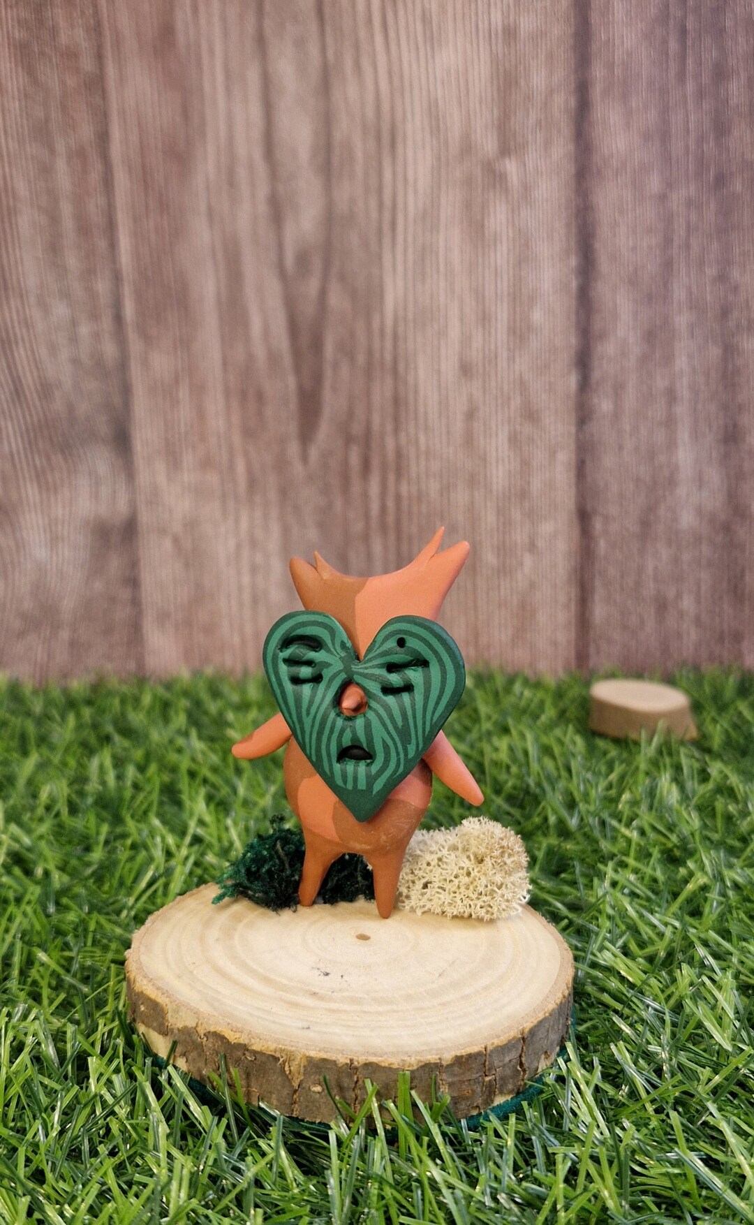 The Legend of Zelda Unique Korok Figurine Handmade Polymer Clay One of ...