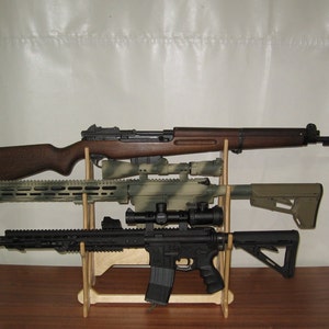 3 Gun Portable Rifle Display Stand - Etsy