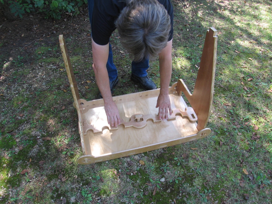 12 Gun Portable Wooden Rifle Stand - Etsy