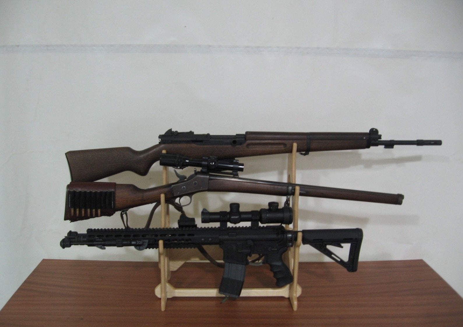 3 Gun Portable Rifle Display Stand - Etsy