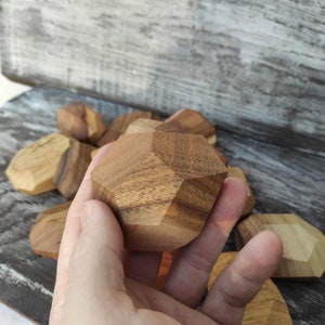 Balance Blocks, Wood Blocks Set, Baby Building Block Set, Natural Wood ...