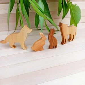 Forest Animals Figures 12pcs Woodland Creatures Figurines | Etsy