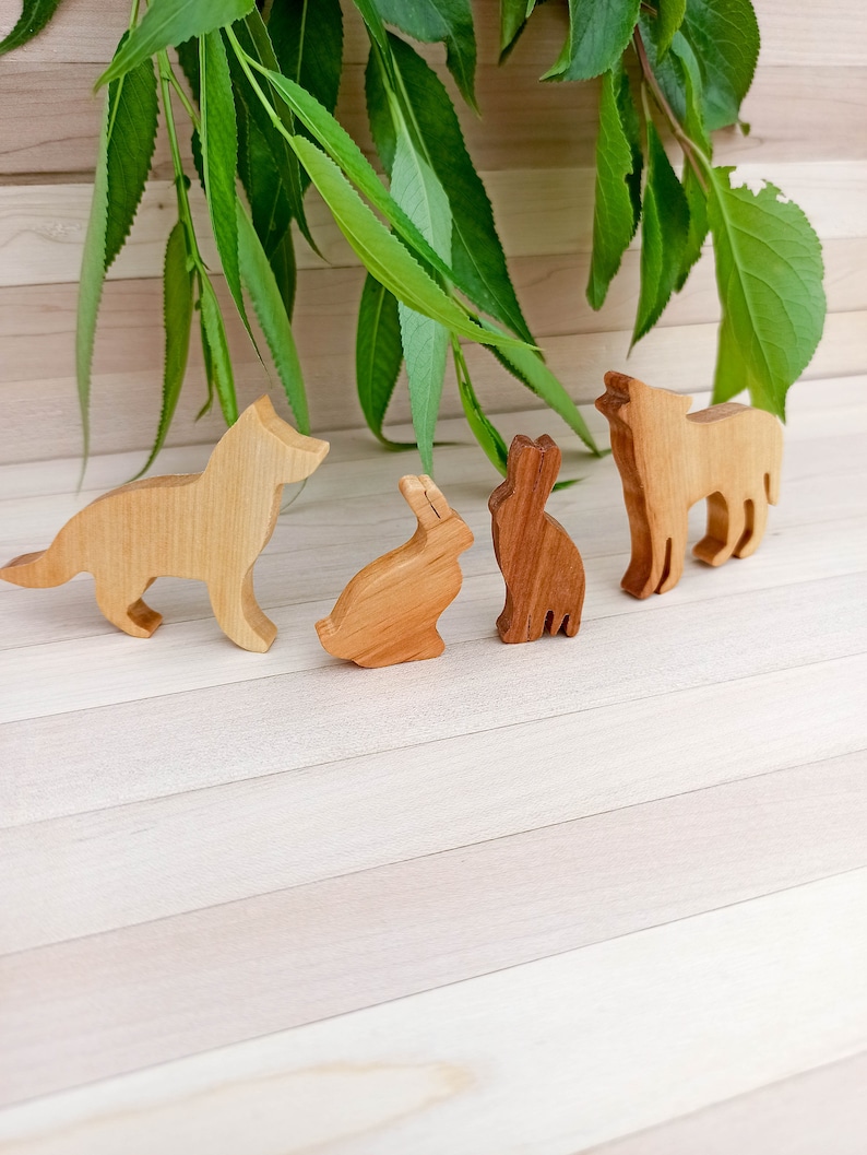 Forest Animals Figures 12pcs Woodland Creatures Figurines | Etsy