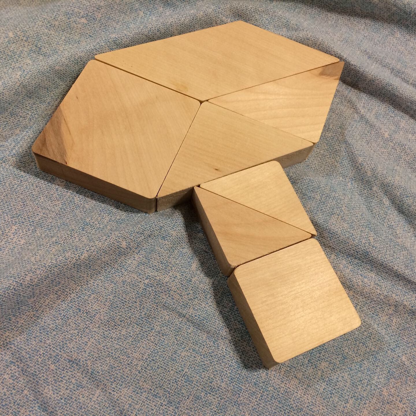 Pythagorean Square Puzzle Wooden Pythagorean Puzzle - Etsy Canada